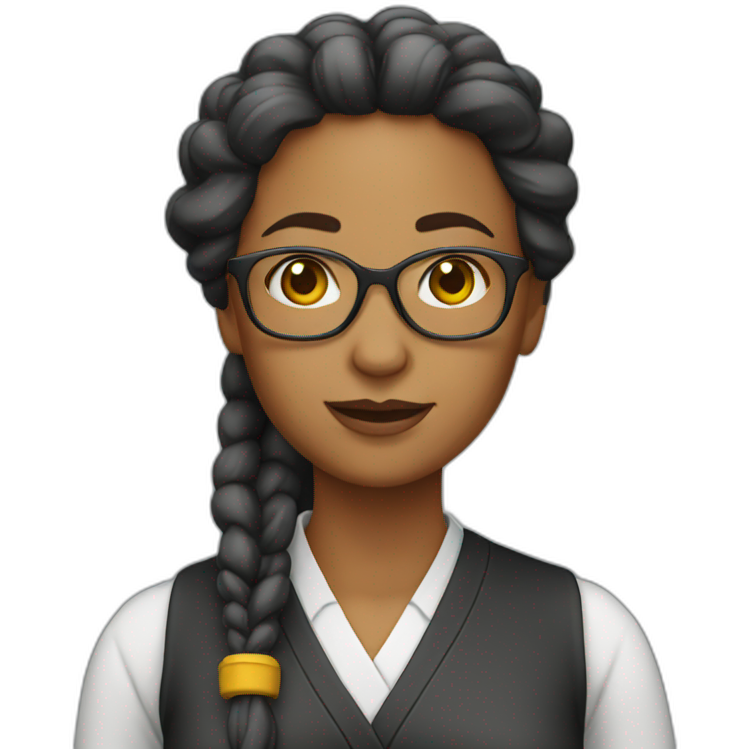 female professor with rasta Sticker