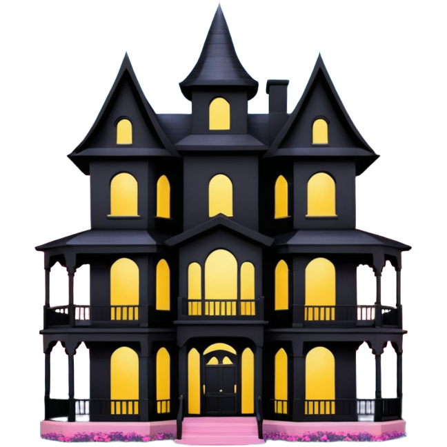 Barbie’s and Batman’s 6 story tall haunted dream house with complete ...