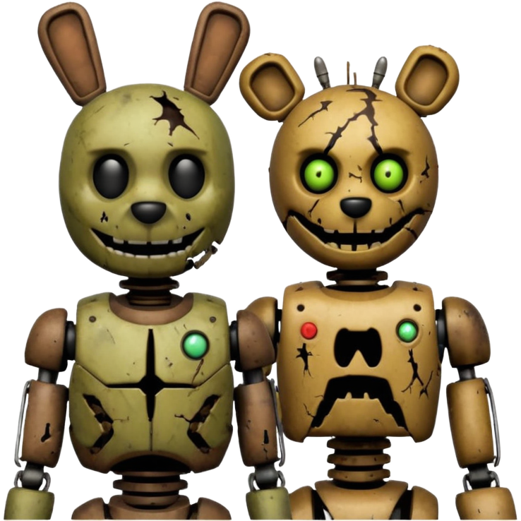 Freddy and springtrap Sticker