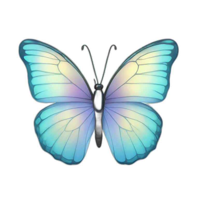 Pink Blue Butterfly Emojis : Pastel pink butterfly emoji – TASEAL