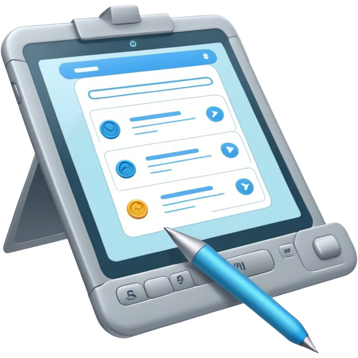 "Create an emoji for UX/UI design. Show a wireframe or user interface ...