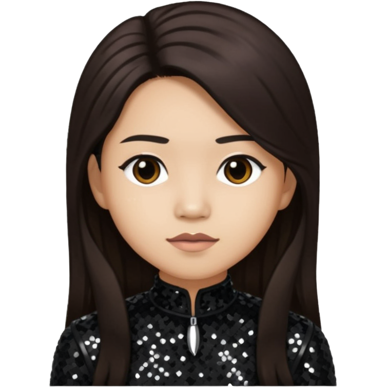 Chi Cheng from Deftones with long dark brown hair, light skin, black ...