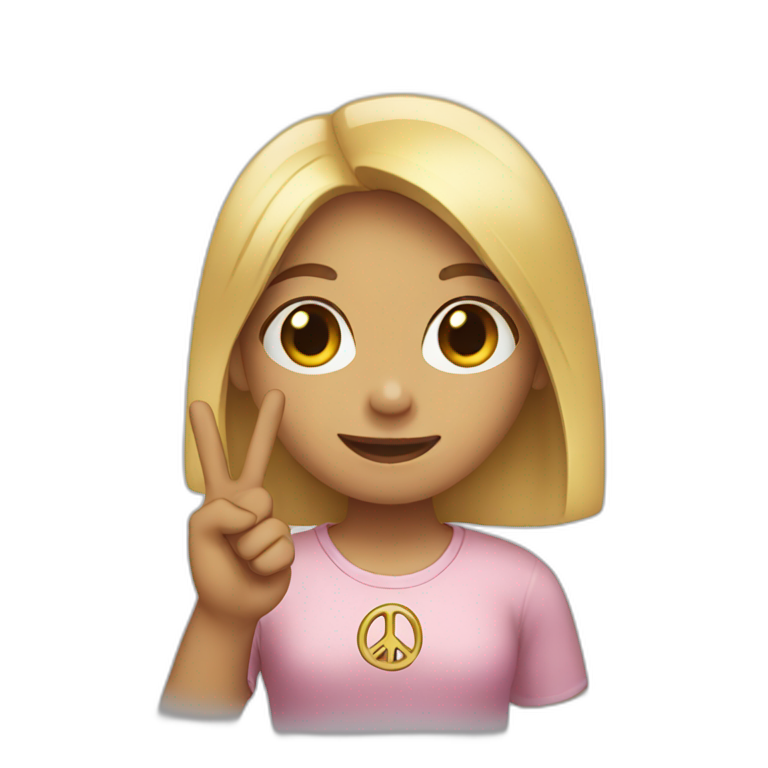 Peace Sign Emoji Transparent Png - Transparent Peace Emoji Png,Peace🌛 ...