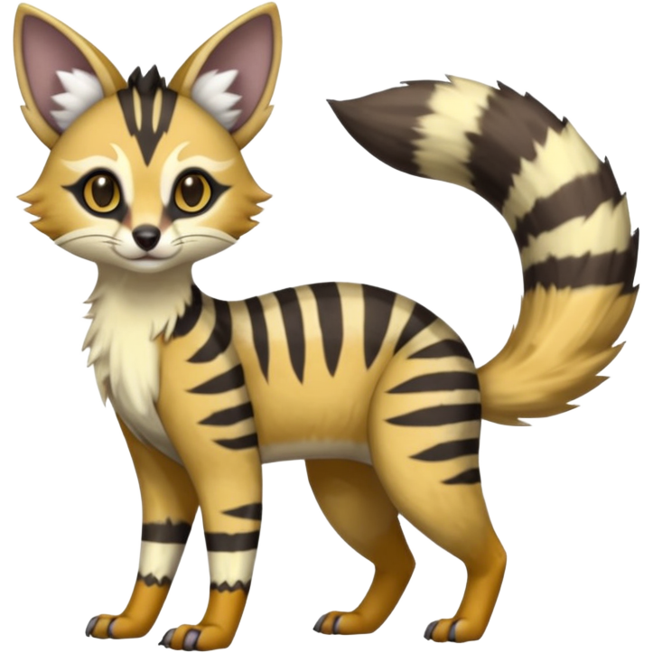 Civet-Genet-Possum-Serval-Caracal-Sergal-Trico-Numbat-Furret-fusion ...