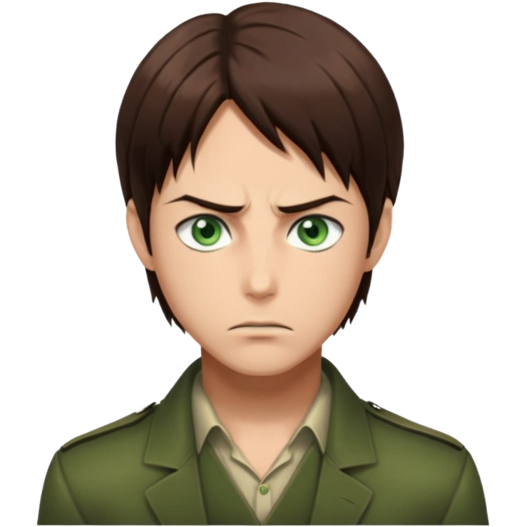“Create an avatar that looks like Eren Yeager from Attack on Titan ...