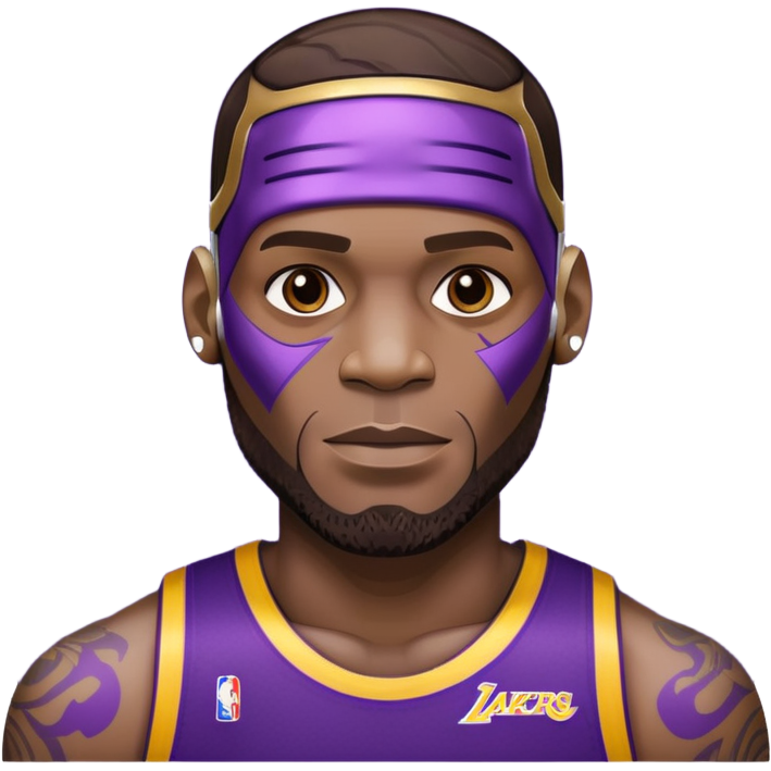 Lebron James as a half robot/cyborg AI but still keep lakers and friend ...