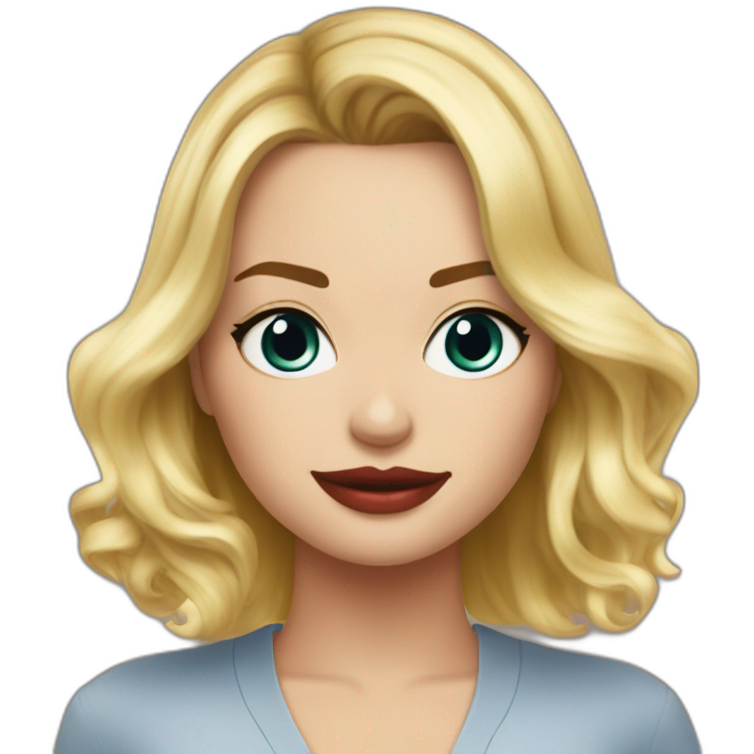 Margot robbie in cappie Sticker