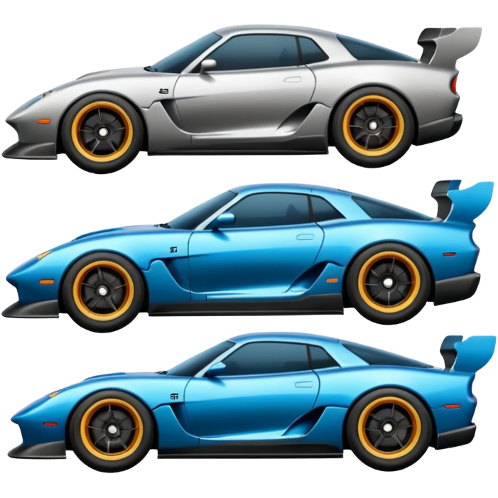 fast and furious movie single cars emojis in gif Sticker