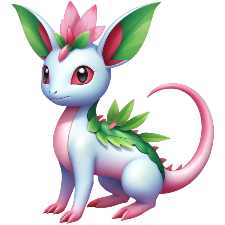 Shiny Exotic Flygon-Sylveon-Shaymin-Meganium-Hybrid-Creature Sticker