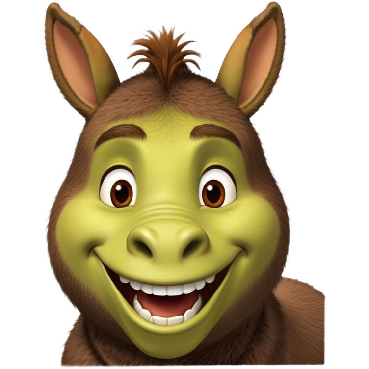 Donkey from Shrek movie Sticker