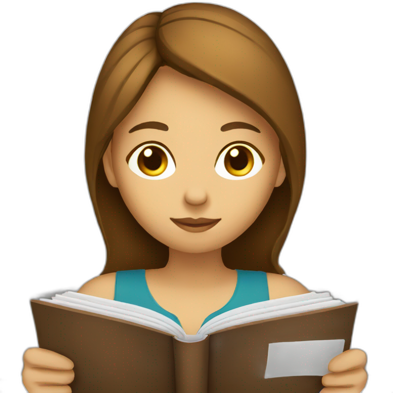 Emoji reading book illustration, Smiley Reading Emoticon Emoji, Reading ...