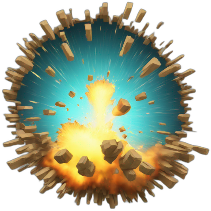 exploding scope Sticker