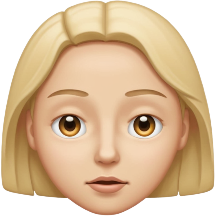 One Eye half closed and another open emoji Sticker