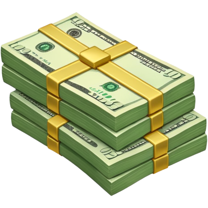 100 dollars Sticker