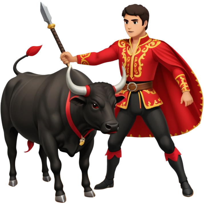 Create a realistic image of a traditional bullfighting scene in a ...