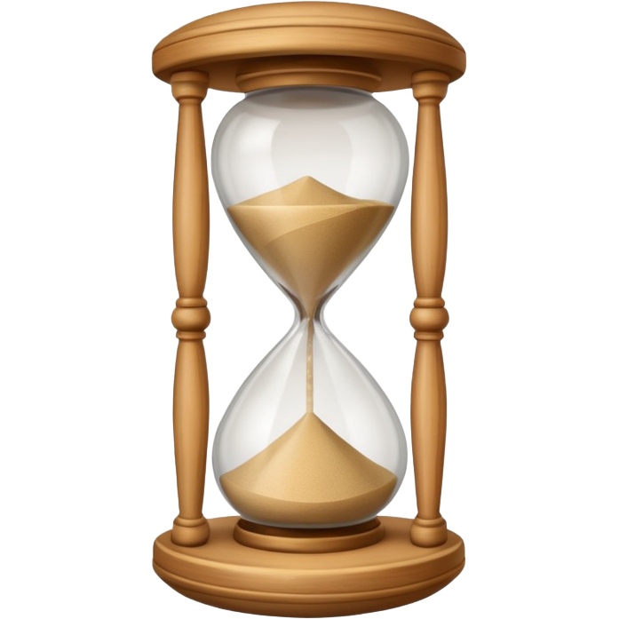 sand timer 3d Sticker