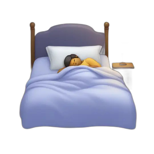 Sleeping Emoji In Bed – Symbole De Dormir – EHUA