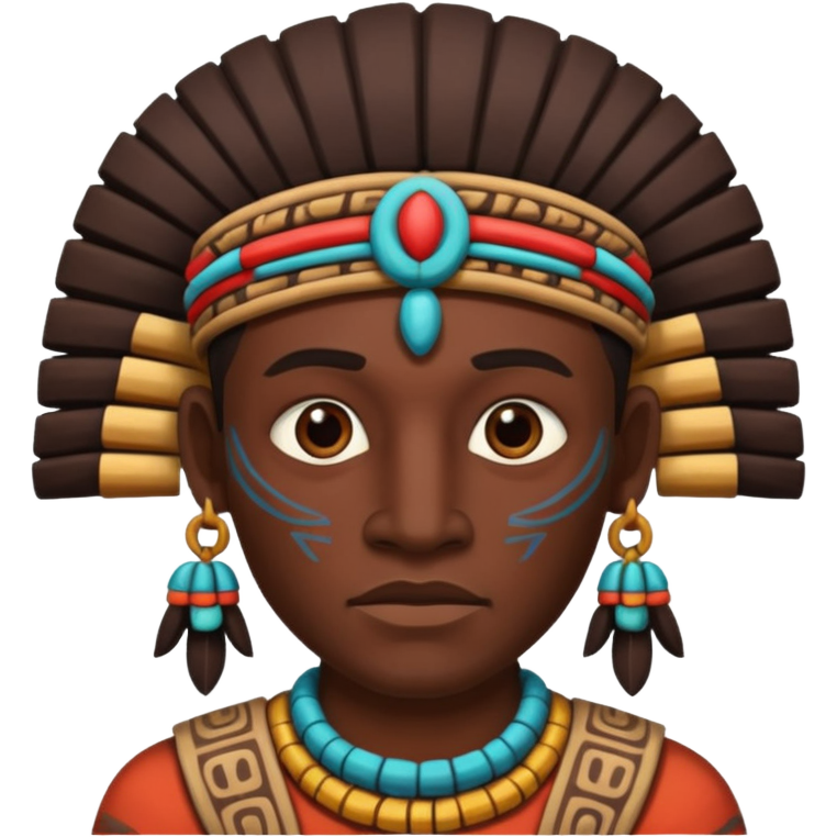 man primitive maya Sticker