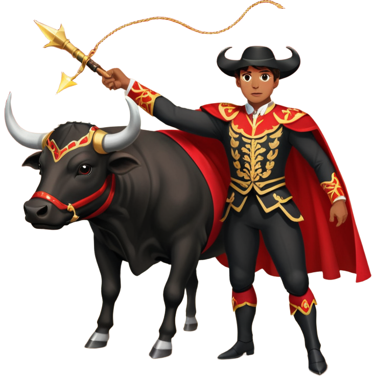 Create a realistic image of a traditional bullfighting scene in a ...
