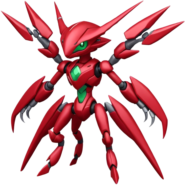 Inteleon-Scizor-Genesect-Bisharp-Pokémon-Fusion, full body Sticker