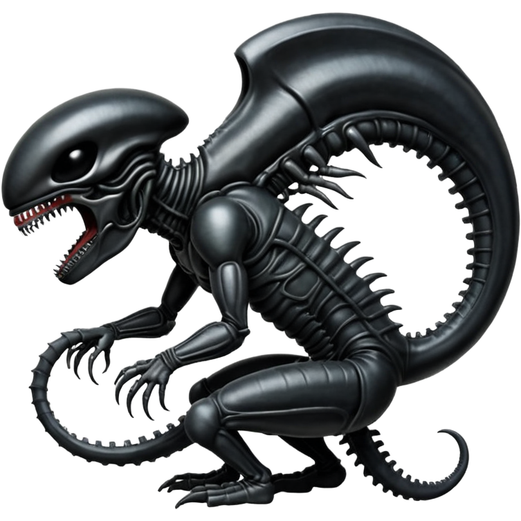 baby xenomorph from movie alien Sticker