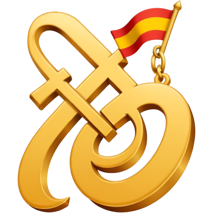 symbol translation from Arabic to Spanish, that shows one leter or ...